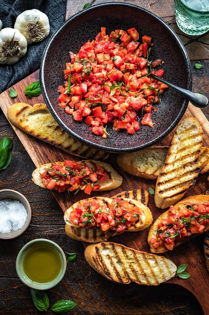 Tomato Bruschetta Recipe - Host The Toast